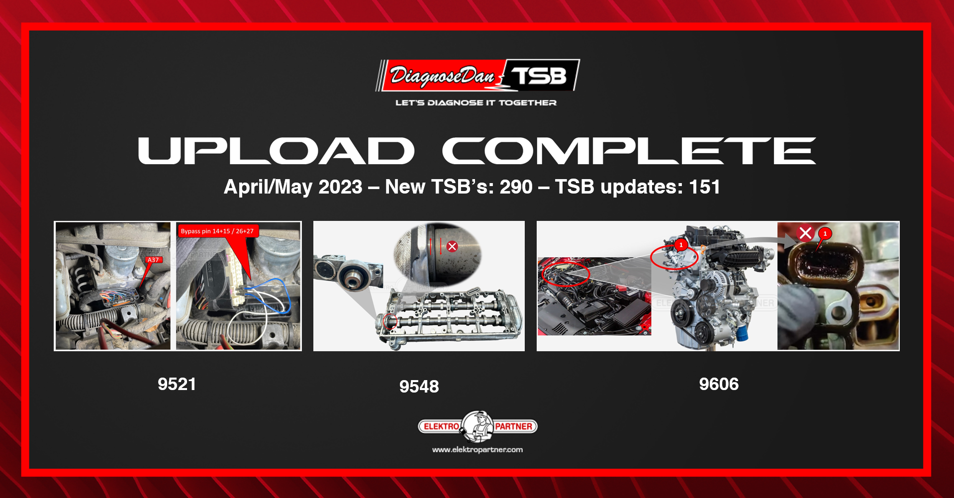 290 new TSBs uploaded to DDTSB June 2023 - DiagnoseDan