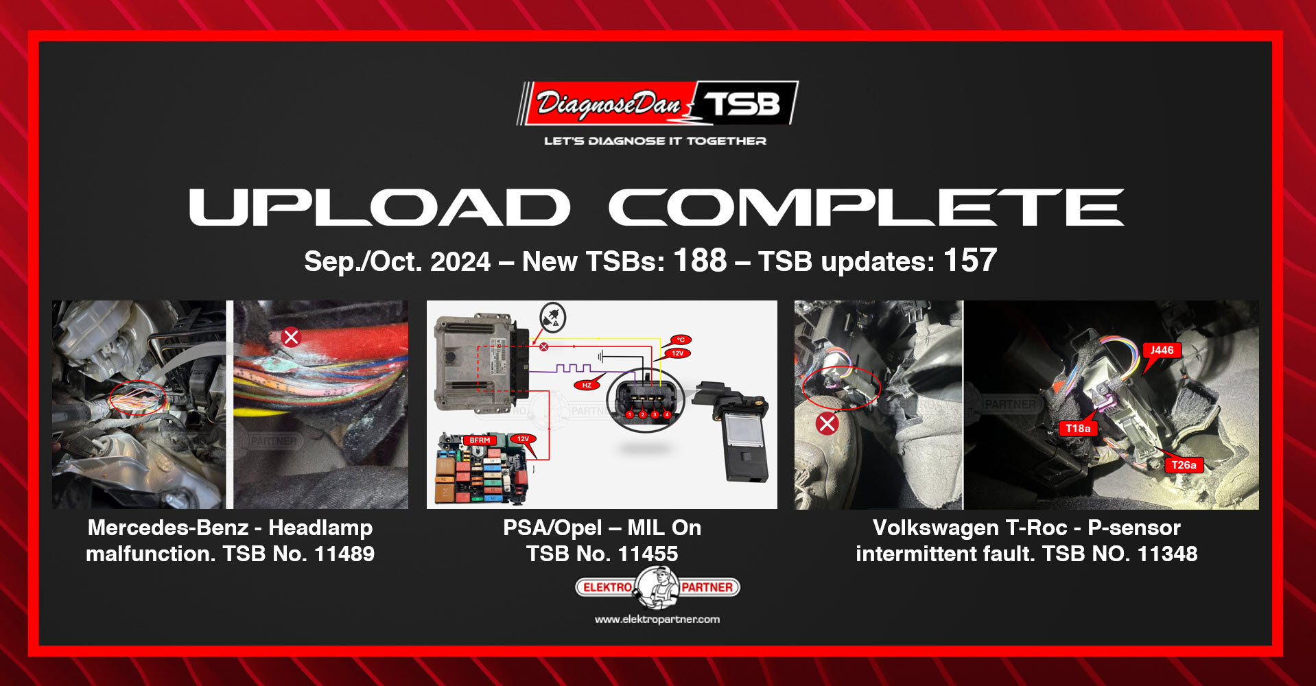 Newly uploaded TSBs September/October 2024 - DiagnoseDan