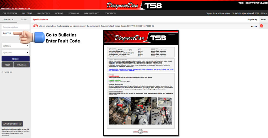 Newly uploaded TSBs Feb. + March 2025 - DiagnoseDan